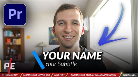Animated LOWER THIRD Tutorial Free Template Adobe Premiere Pro 2024