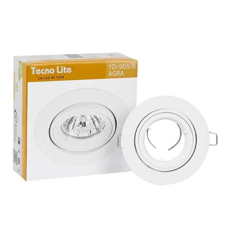 Lámpara de techo dirigible GX5 3 50W Blanco Agra Tecnolite