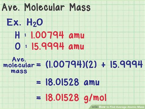 How To Find Average Atomic Mass 8 Steps With Pictures WikiHow