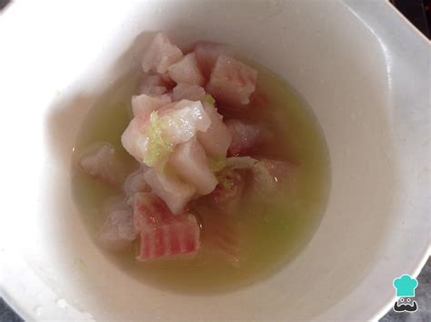 Ceviche de tilapia Receta FÁCIL