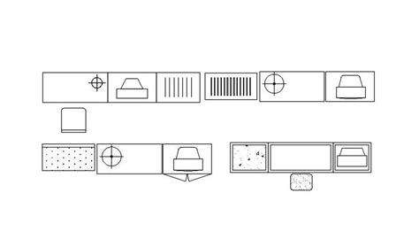 AutoCAD 2D Blocks Of TV Units CAD File Dwg File Cadbull
