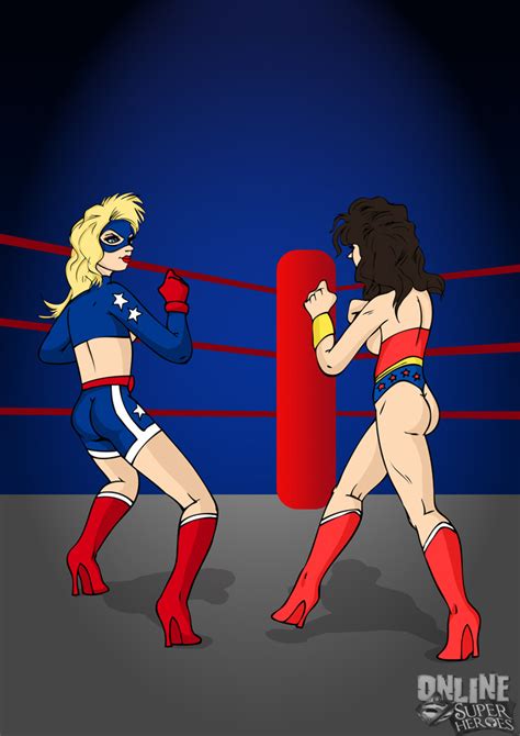 Rule 34 2girls Ass Black Hair Blonde Hair Boxing Gloves Dc Dc Comics Female Female Only