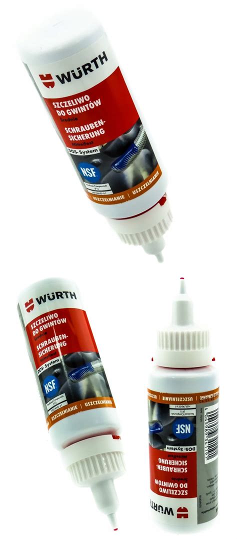 WURTH SZCZELIWO DO GWINTÓW ŚRUB ŚREDNIE KLEJ 50ML 0893243050 za 109 90