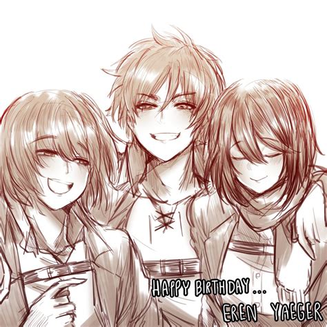 Shingeki No Kyojin Celebra El Cumplea Os De Eren Yeager Kudasai