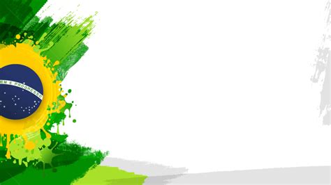 Pincel De Tinta De La Bandera De Brasil Png Brasil Bandera Nacional
