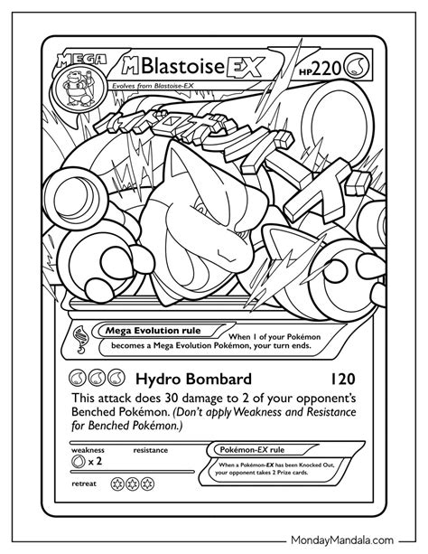24 Mega Pokemon Coloring Pages Free PDF Printables In 2024 Pokemon
