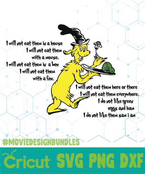 I Do So Like Green Eggs And Ham Dr Seuss Cat In The Hat Quotes Svg Png