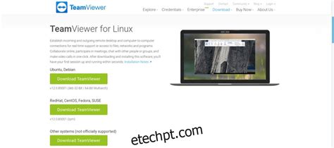 Como Instalar E Usar O Teamviewer No Linux Etechpt
