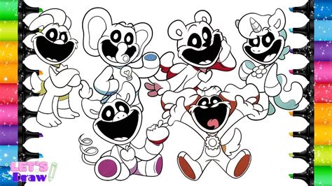 POPPY PLAYTIME Chapter 3 New Coloring Pages How To Color ALL SMILING