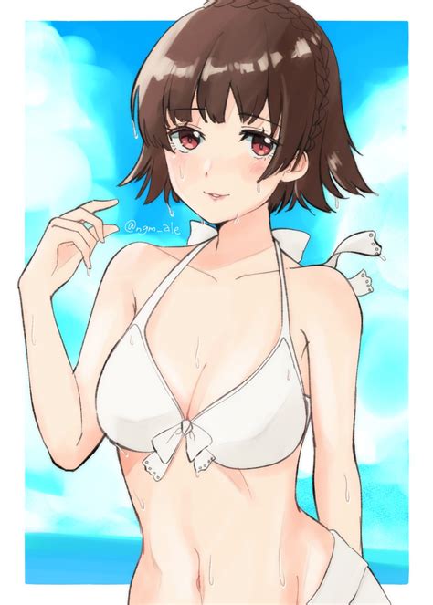 Rule 34 Atlus Breasts Brown Hair Female Female Only Looking At Viewer