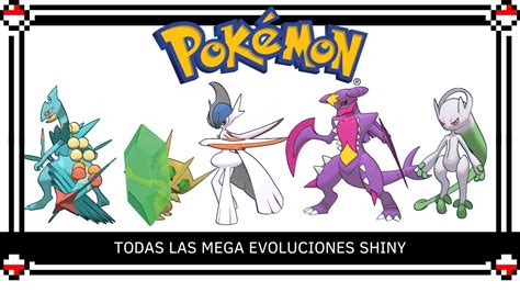 TODAS LAS MEGA EVOLUCIONES SHINY Sprites Animados YouTube