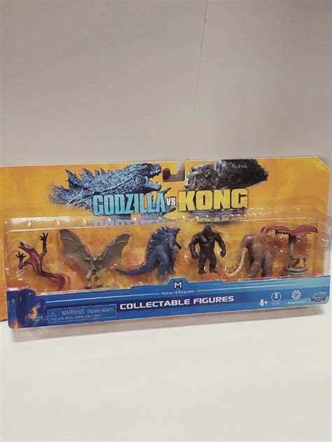 Playmate Monsterverse Godzilla Vs Kong Mini Pack Behemoth Warbat
