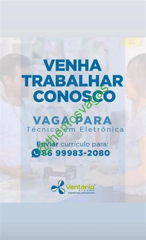 Técnico em Eletrônica Teresina PI 01 vaga s Themos Vagas
