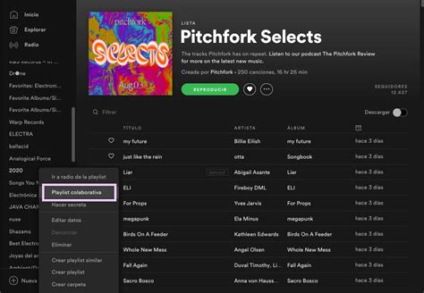 Cómo crear una Playlist colaborativa en Spotify Drop Show