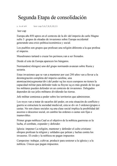 1 9 historia del derecho Segunda Etapa de consolidación s ix al xiii