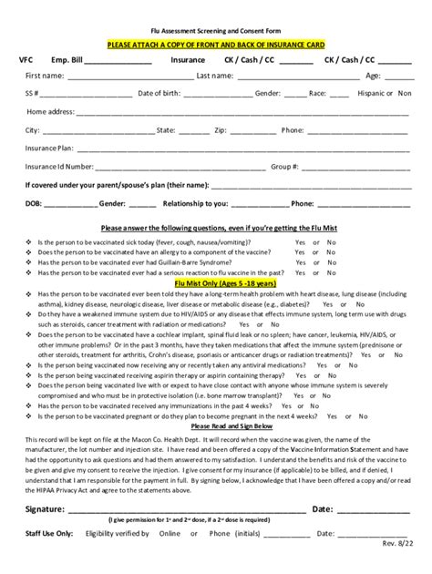 Fillable Online NIU FLU CLIENT CONSENT REGISTRATION FORM Fax Email