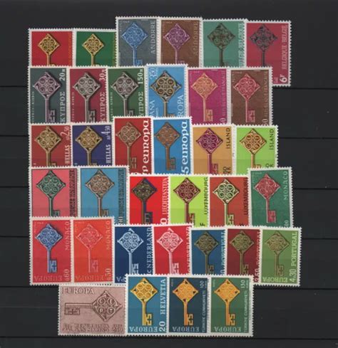 EUROPA CEPT ANNÉE complète 1968 neuf MNH EUR 4 50 PicClick IT
