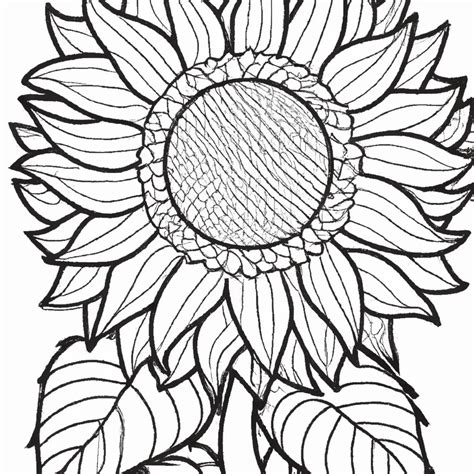 10 Desenhos Do Girassol De Van Gogh Para Imprimir E Colorir