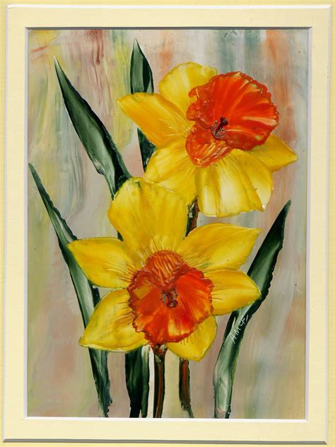Daffodils Floral Painting