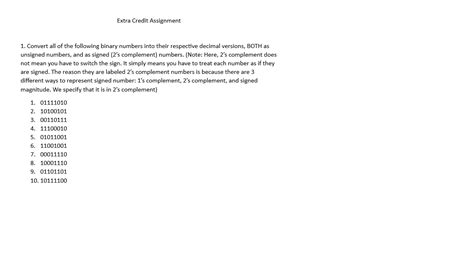 solved 1 convert all of the following binary numbers into
