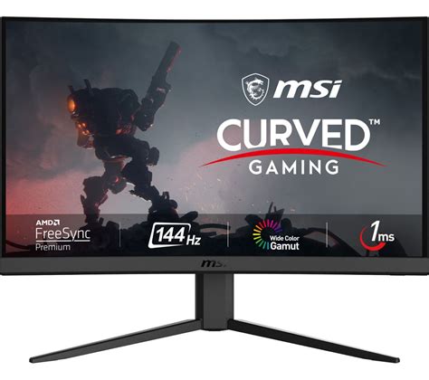Buy MSI Optix G24C4 Full HD 24 Curved LED Gaming Monitor Black