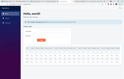 how to configure radzen in blazor