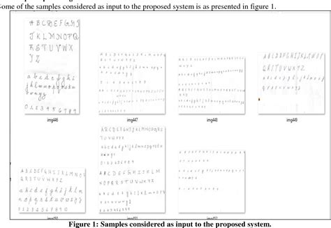figure 1 from offline ocr for handwritten english characters and numerals using shape numbers