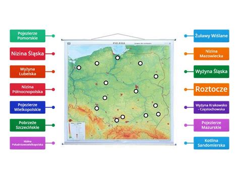 Krainy Geograficzne Polski Bez G R Labelled Diagram