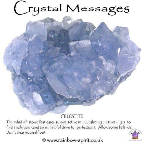 Celestite Gemstone Crystals Crystals Minerals Minerals And Gemstones