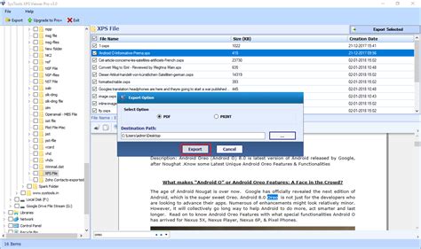 XPS Converter Software Export XPS OXPS File Into Portable Format