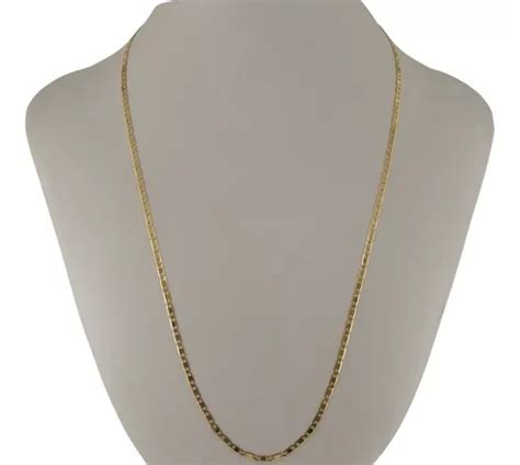 Corrente Masculina Maci A Piastrine Cm Ouro K