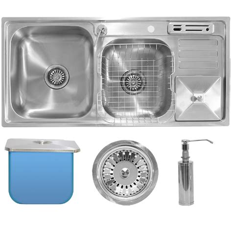 Cuba Aço Inox 304 Dupla Pia Cozinha Gourmet Acessórios Nitoro