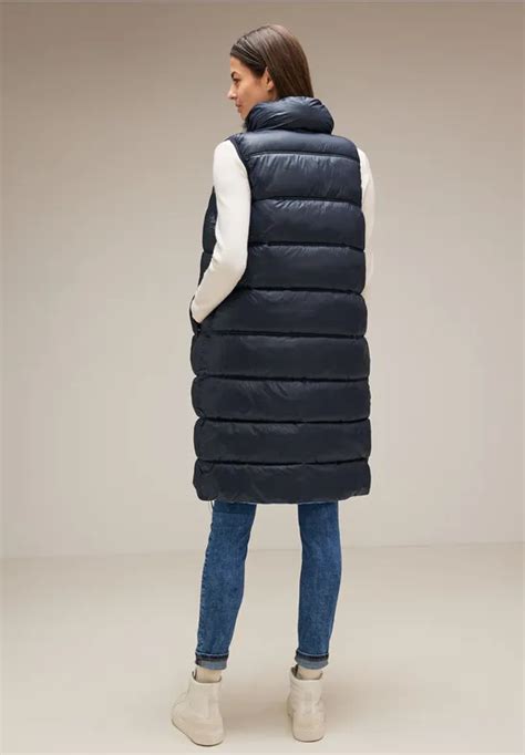 STREET ONE Gilet matelassé super léger pour femmes en Bleu STREET ONE