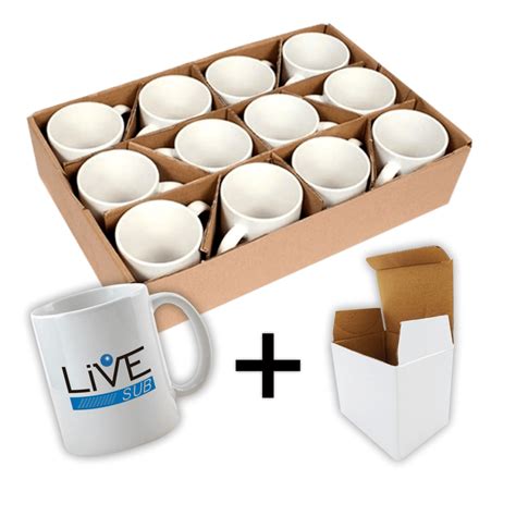 Caneca De Cer Mica Branca Para Sublima O Live Classe Aaa Ml