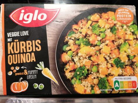 Iglo Kürbis Quinoa Kalorien Neue Produkte Fddb