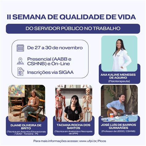 Inscri Es Abertas Para O Evento De Extens O Ii Semana De Qualidade De