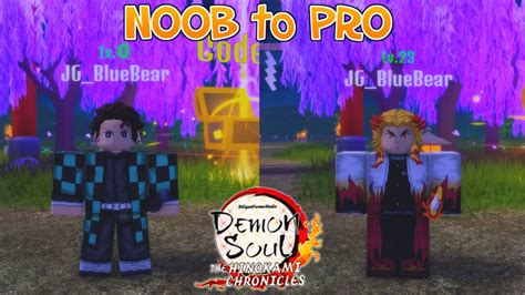 Noob To Pro In This New Roblox Demon Slayer Game Demon Soul Youtube