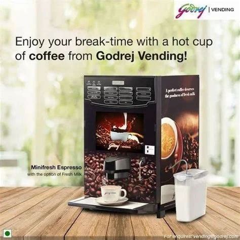 2 Liters Godrej Minifresh Espresso With Freshmilk Vending Machine 5