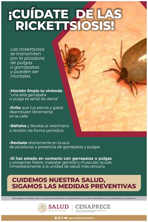 Jornada Nacional de Prevención de la Rickettsiosis del 18 al 23 de