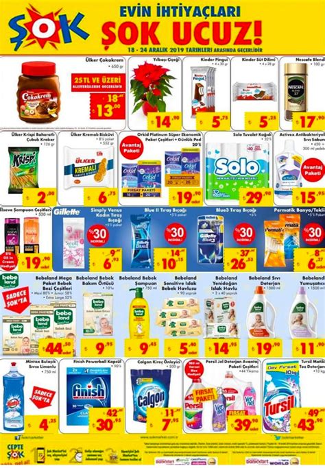 Şok 18 Aralık 2019 Aktüel Ürünler Kataloğu