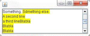 How To Change Highlighting Color In Java Swing TextArea And Also