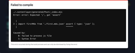err import assertion type missing for node 16 14 0 · issue 153 · contentlayerdev contentlayer