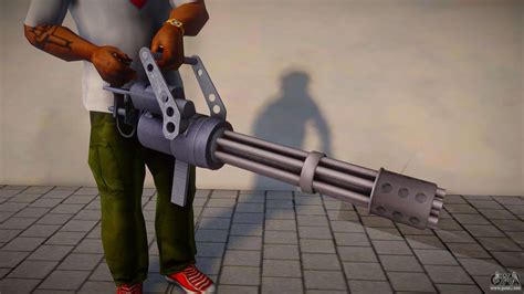Standart Minigun HD For GTA San Andreas