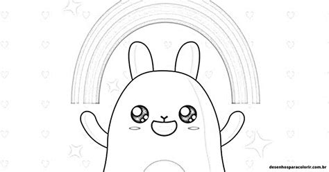 Desenhos De Comidas Fofas De Desenho Animado Para Colorir E Imprimir