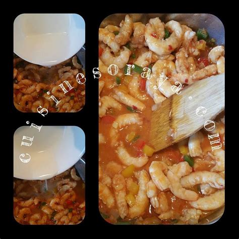 Crevettes à la sauce piquante cuisinesoraya