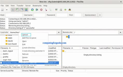 Setup Secure Ftp Server Sftp With Webdav Using Sftpgo Computingforgeeks