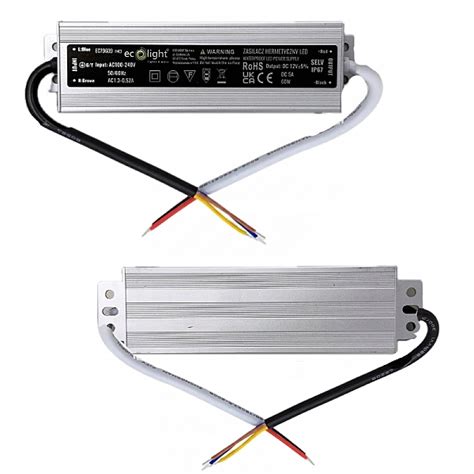 Zasilacz LED Hermetyczny Wodoszczelny Wodoodporny do Taśm LED IP67 12V