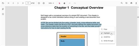text markup annotation in ej2 typescript pdfviewer control syncfusion
