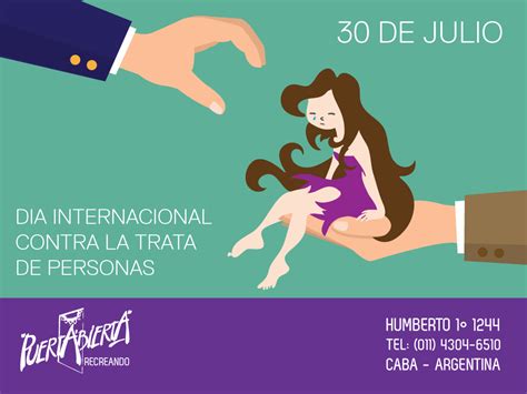 De Julio Dia Mundial Contra La Trata De Personas Puerta Abierta