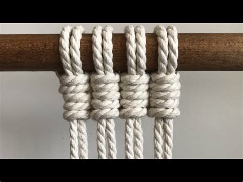 How To Tie A Double Half Hitch Knot Easy Double Half Hitch Knot